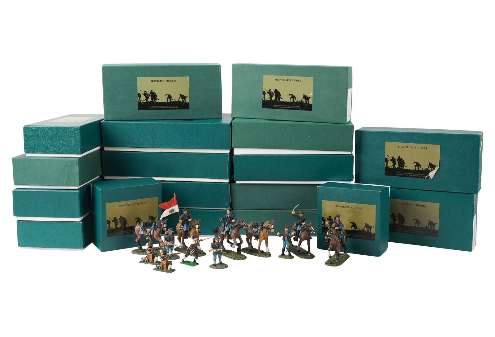 Large Collection Of Frontline Figures Miniature Soldiers Auction