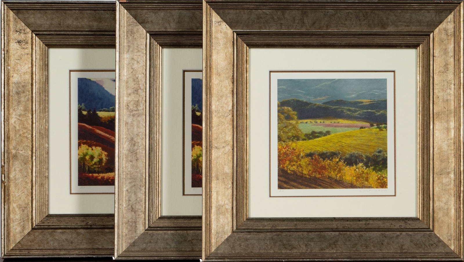 Clark G. Mitchell, American 20th Century, Three Lithograph Works Auction