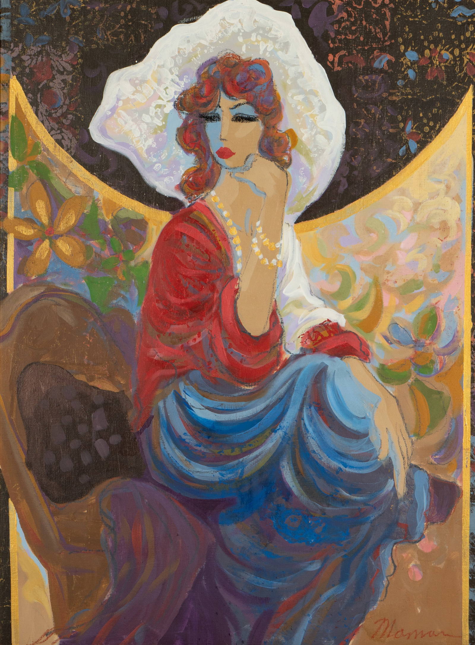 Isaac Maimon (b. 1951): Pensive Woman Auction