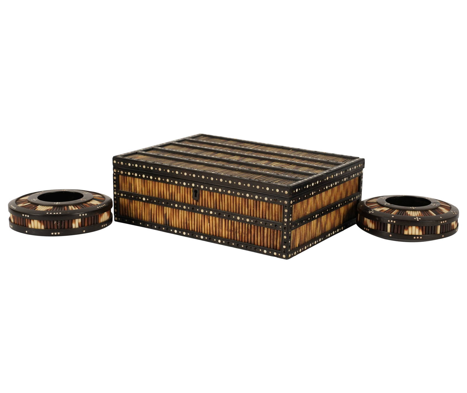 A Group Of Anglo-indian Quill Boxes Auction
