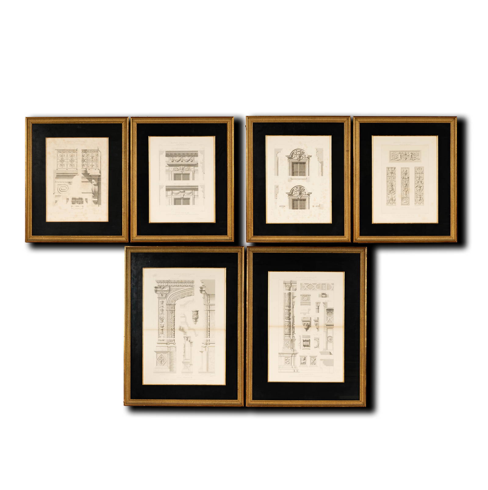 Cesar Denis Daly, French, 1811-1894, Motifs Historiques Auction