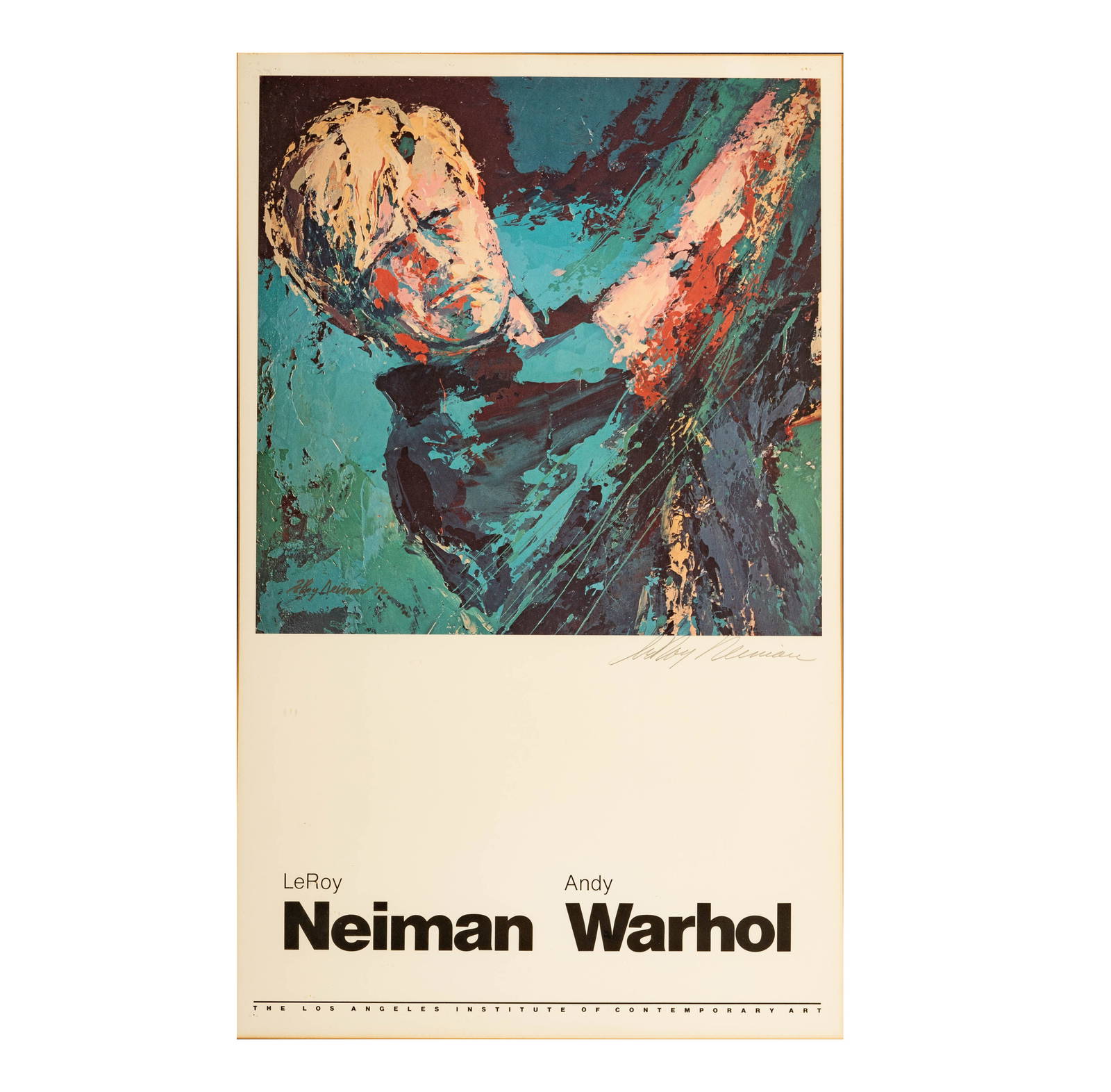 Andy Warhol / Leroy Neiman Signed Poster - Apr 24, 2025 | Abell Auction ...