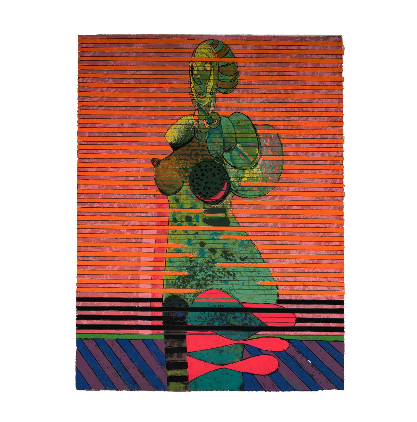 Vladimir Cora, B. 1951, Woman Auction