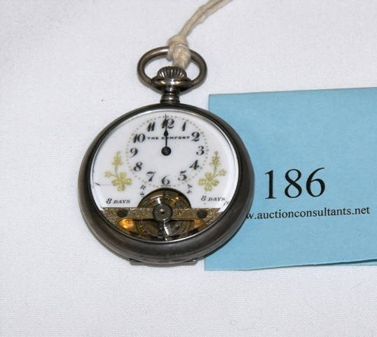 Openfaced Pocket Watch, Wyss Freres, Swiss, "the C