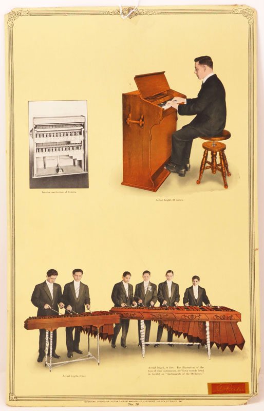 1931 Victor Talking Machine Cardboard Display. #20.