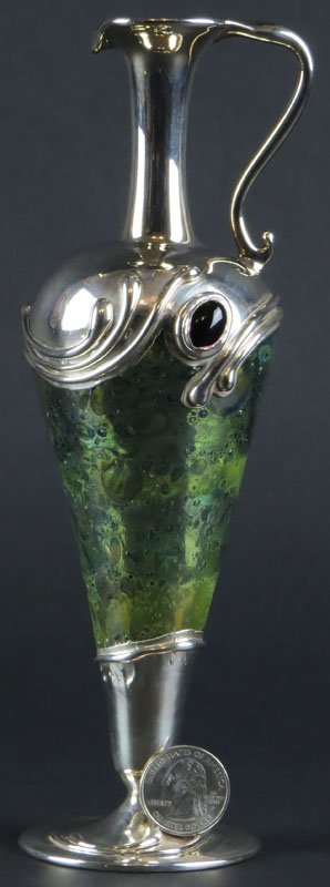 David Barak Israeli Blown Glass and Solid Silver Ewer - Jan 08, 2015 ...