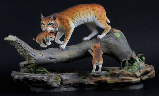 Boehm Limited Edition Porcelain Sculpture Depicting Two