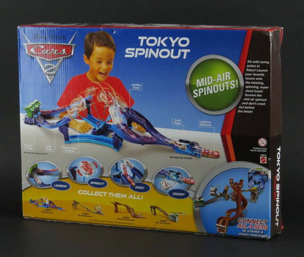 Disney Pixar Cars 2 Tokyo Spinout Track Set In Original