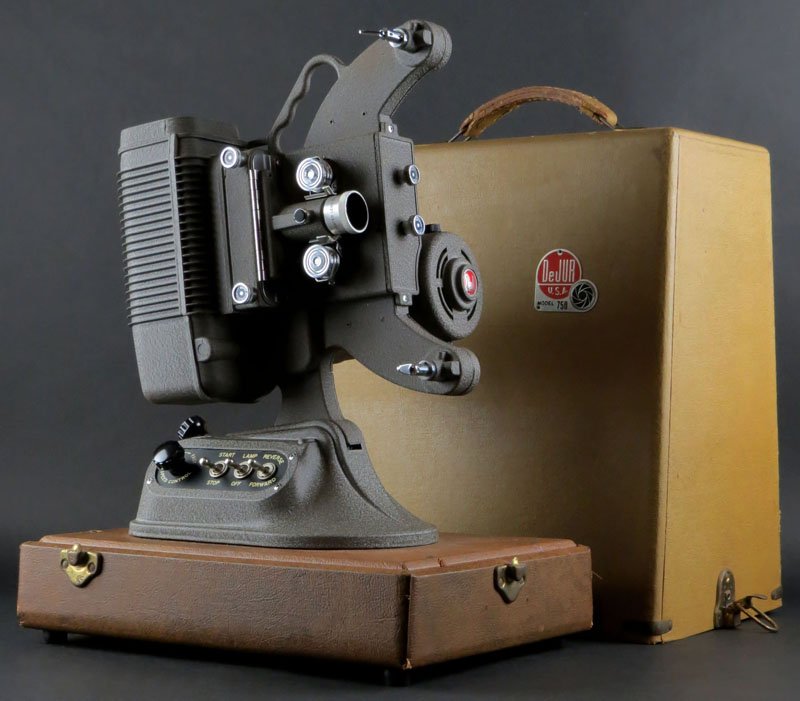 Old Dejur Model 750 Movie Projector. We Will Not Ship