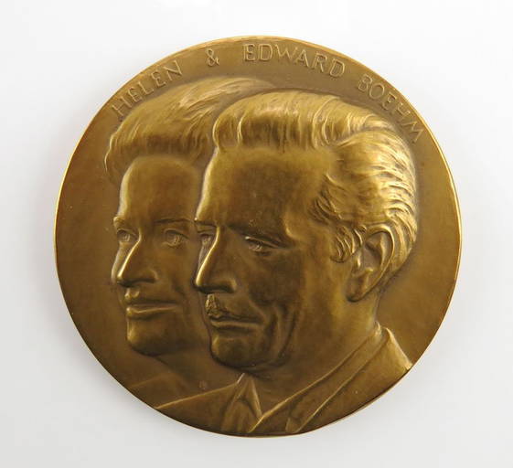 Medallic Art Company New York "helen & Edward Boehm"