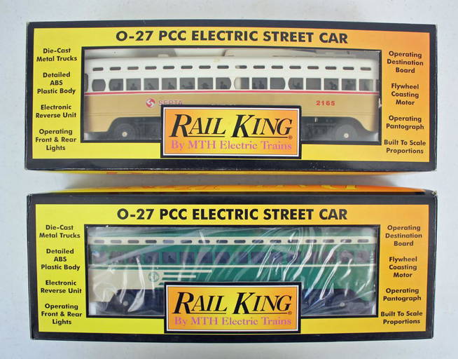 2 O 27 Scale Rail King Mth Pcc Electric Street Car