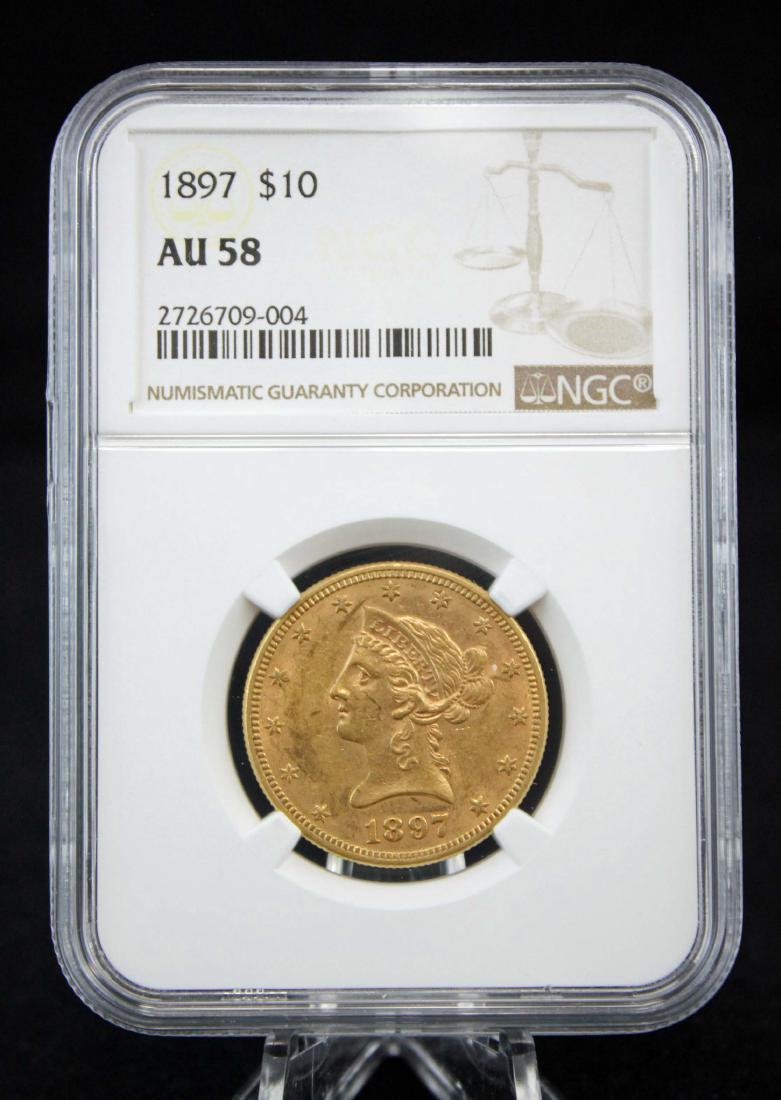 1897 U. S. Ten Dollar Gold Coin