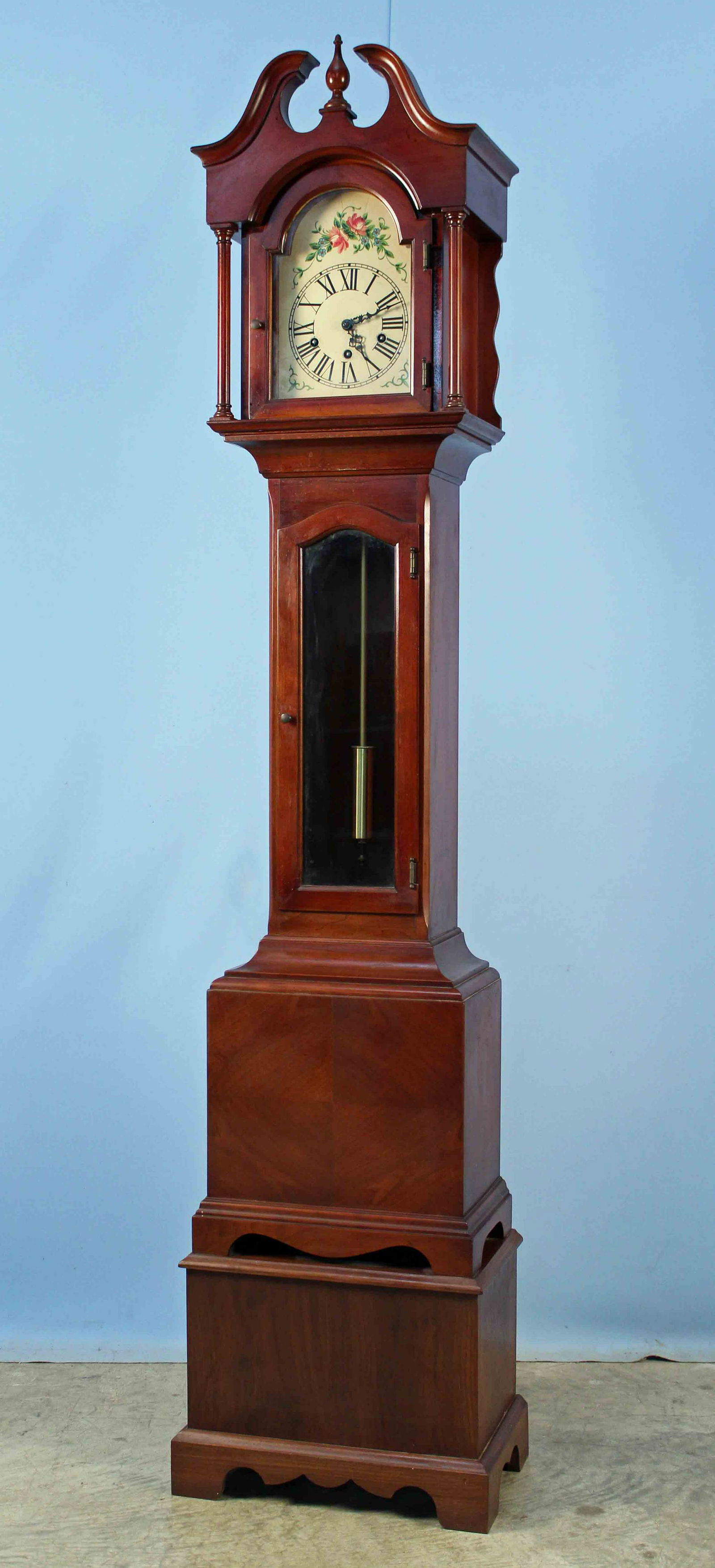 Solid Cherry Grandmother Clock