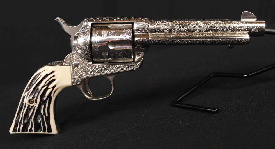 1897 Colt SAA Engraved Nickel 45 Cal. Revolver - Jun 13, 2020 ...