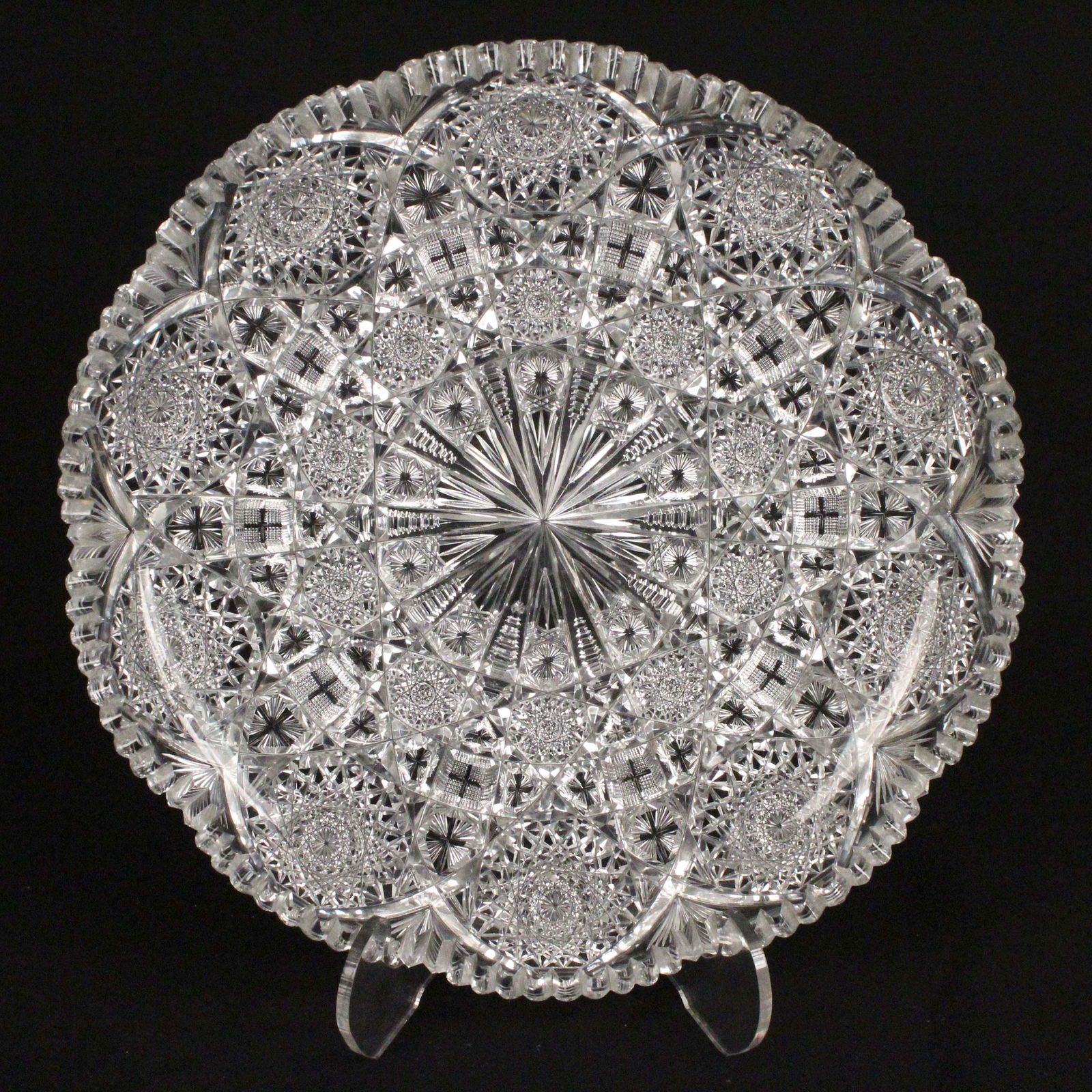 Pairpoint Catalpa Pattern Abcg 11 3/4" Round Tray