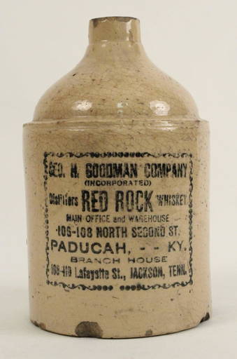 Geo. H. Goodman Company Red Rock Whiskey Jug