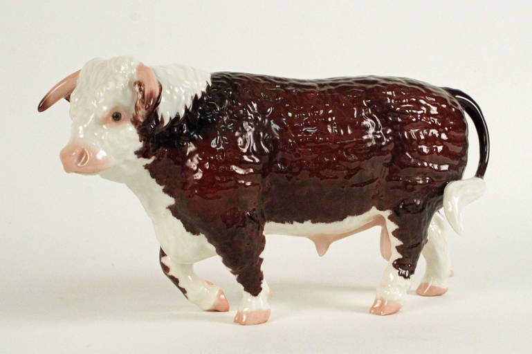 Boehm Porcelain Hereford Bull (#0006) on Aug 27, 2022 | Kennedys ...