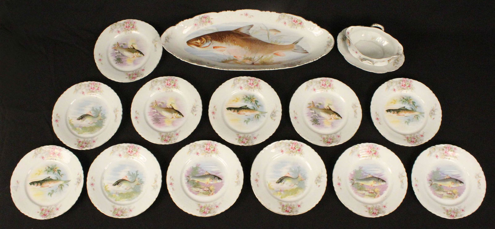 Twelve Piece Carlsbad Austrian Porcelain Fish Set - Sep 10, 2022 ...