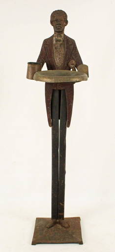 Black Americana Butler Smoking Stand