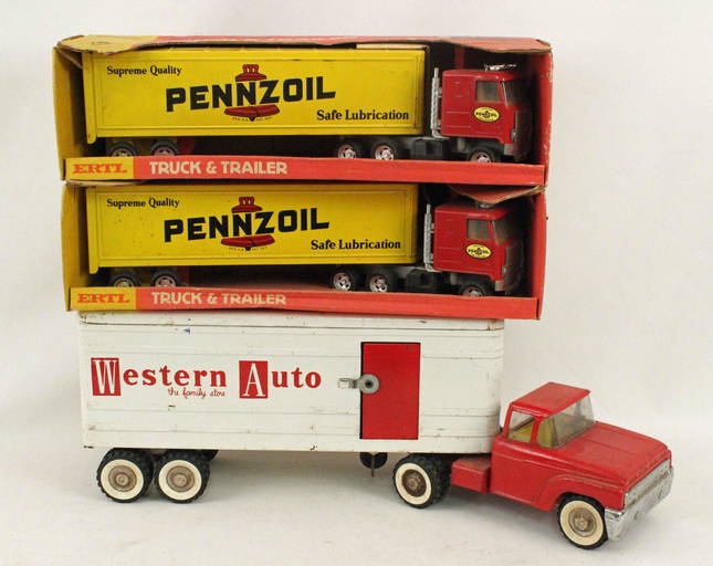Western Auto Truck & 2 Ertl Truck & Trailers (#0349) on Mar 11, 2023 ...
