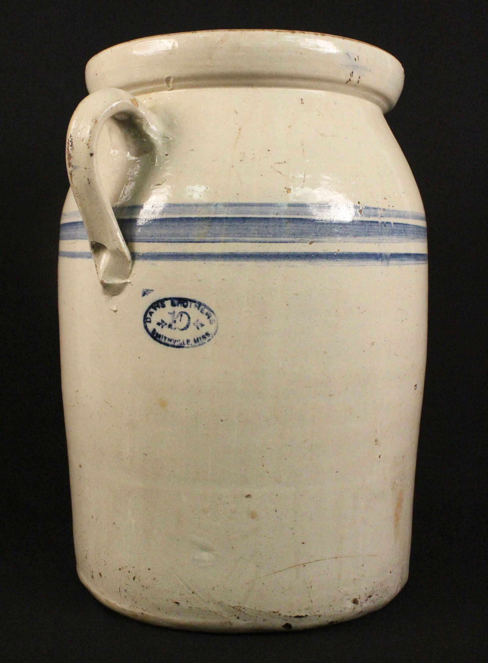 Davis Brothers Smithville, Ms 10 Gal. Churn Auction