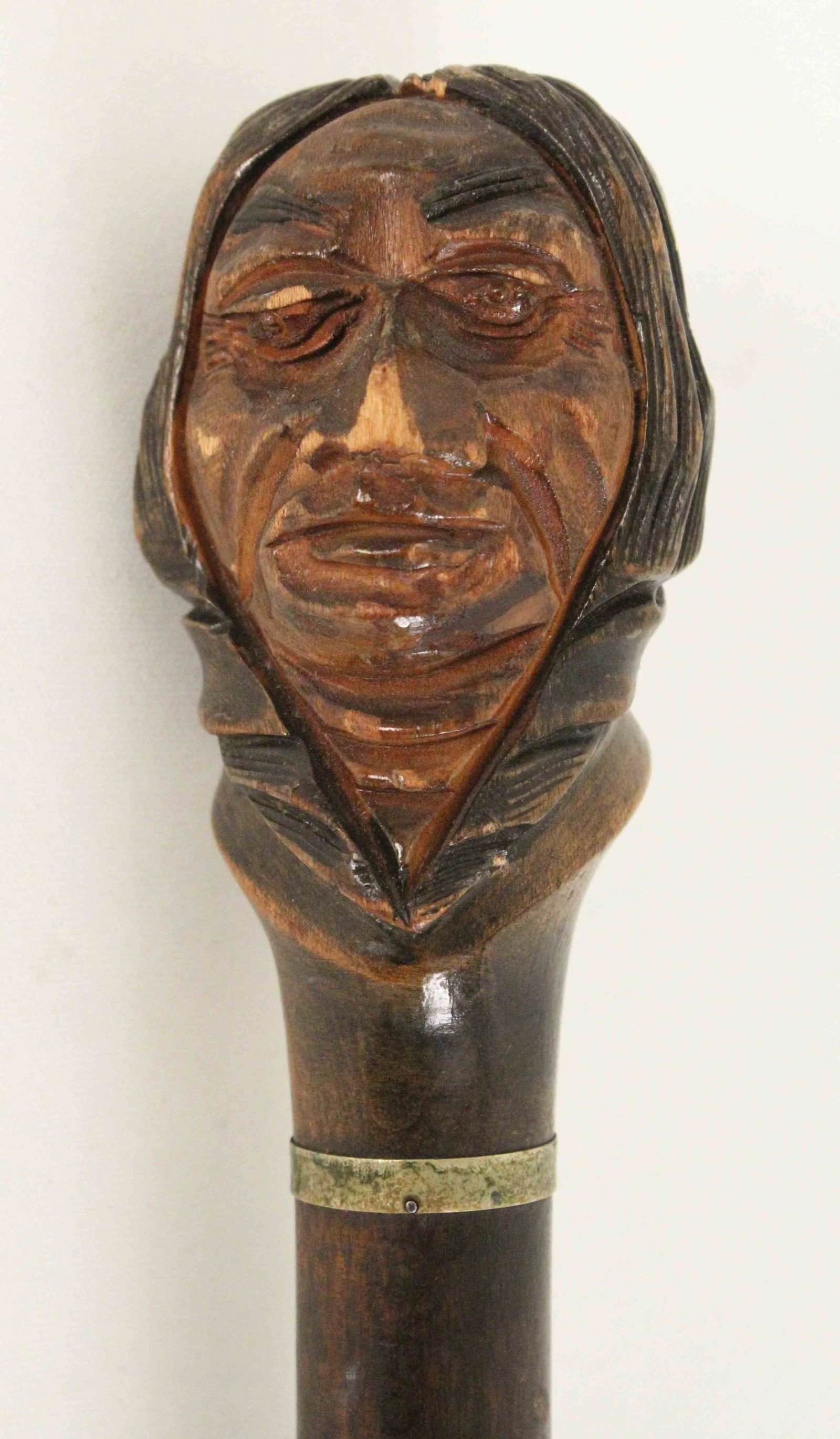 C 1924 Dartmouth College 35 Indian Cane Auction