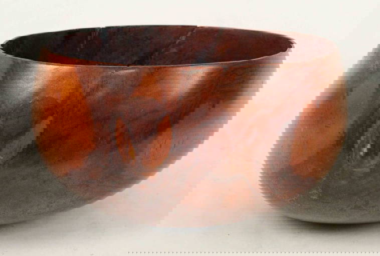 19th C. Hawaiian Kou Wood Calabash Bowl