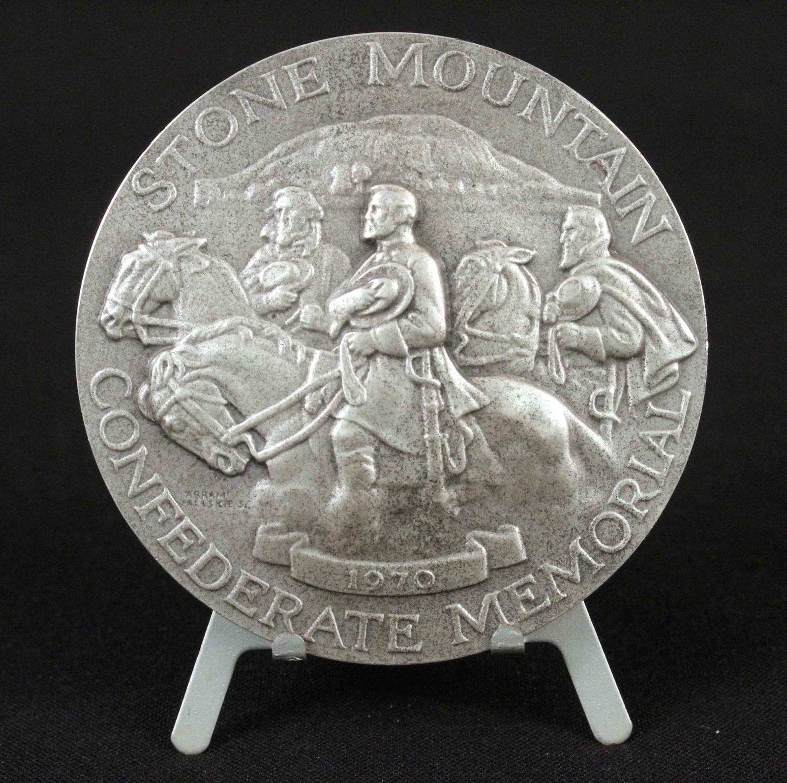 Stone Mountain Memorial Silver Completion Medal Auction