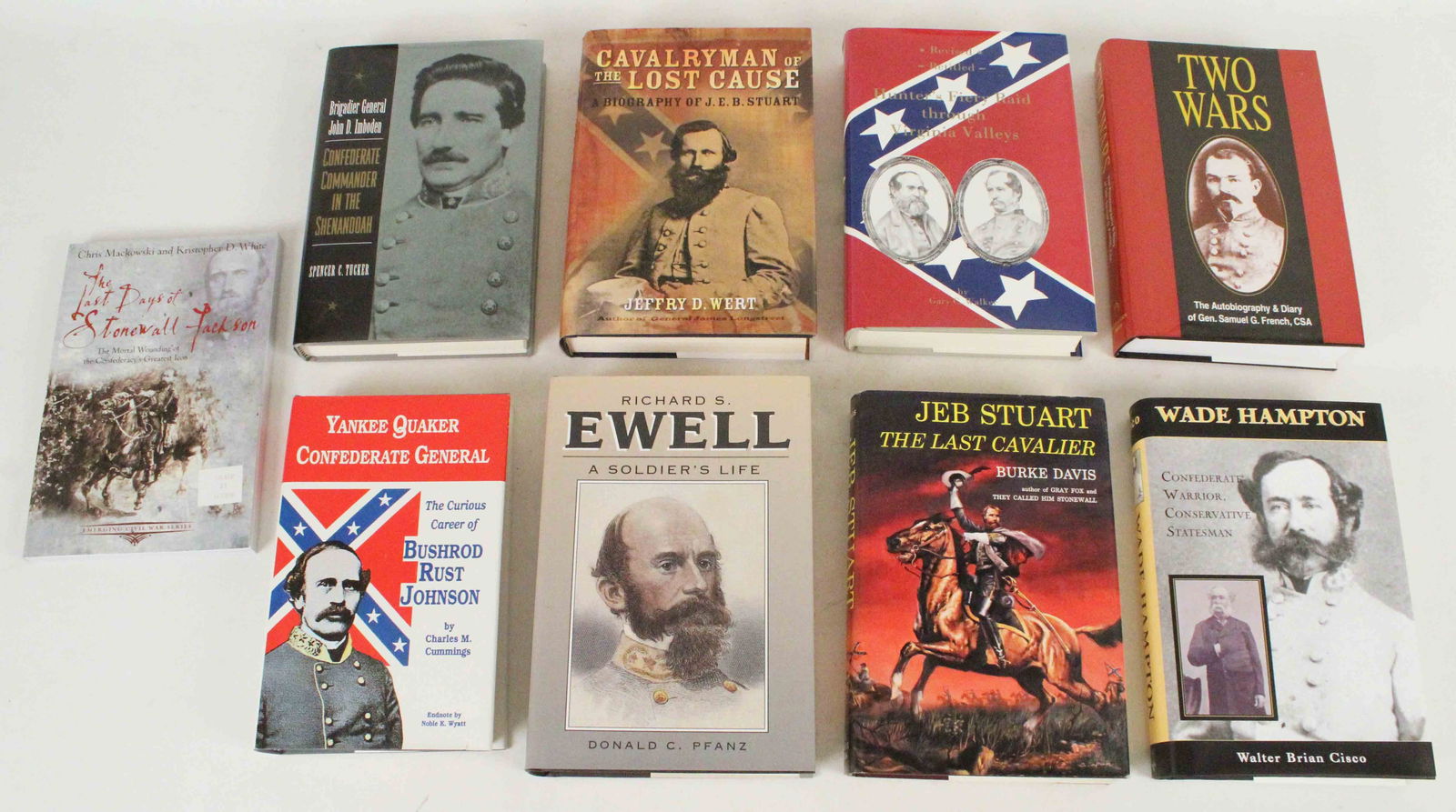 Nine Civil War Confederate Books Auction