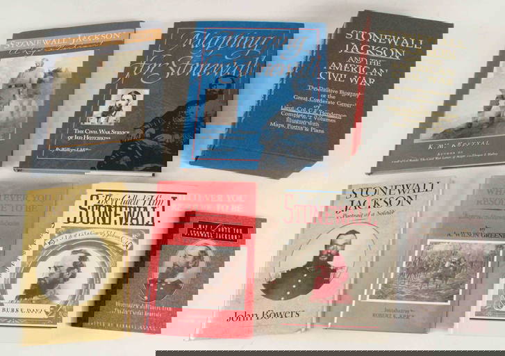 8 Civil War Stonewall Jackson Books