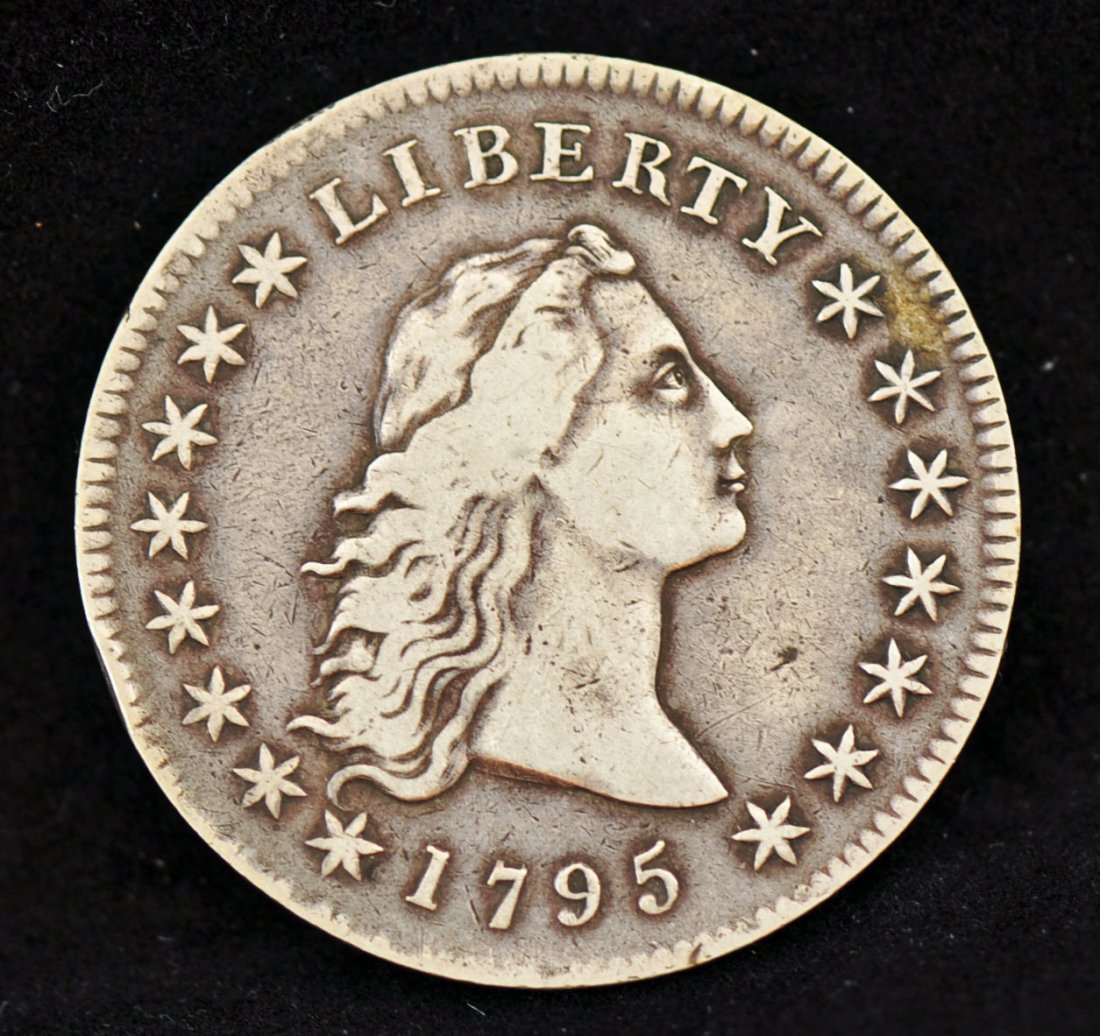 1795 Flowing Hair Bust Silver Dollar - Nov 16, 2012 | Kennedys Auction ...