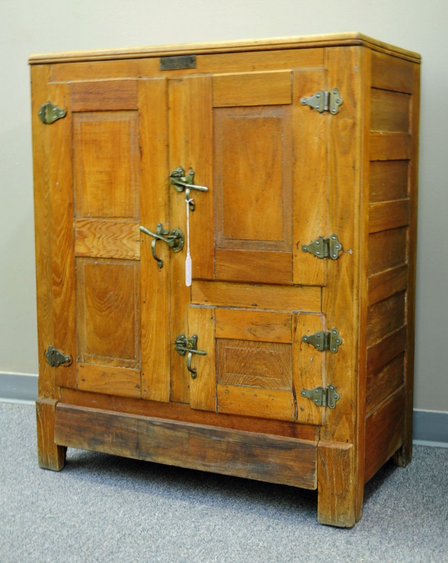 Haverty`s Hygienic 3 Door Ice Box - Aug 30, 2014 | Kennedys Auction ...