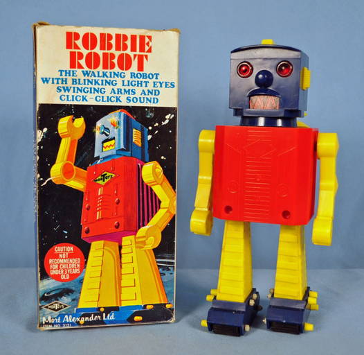 Plastic Battery Operated Robbie Robot