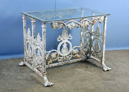 Victorian Cast Iron Garden Table