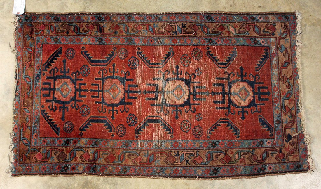 Antique Persian Prayer Rug, 34" X 59"