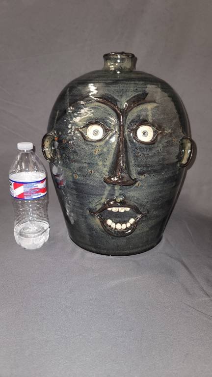 1996 Roger Corn Four Gallon Face Jug