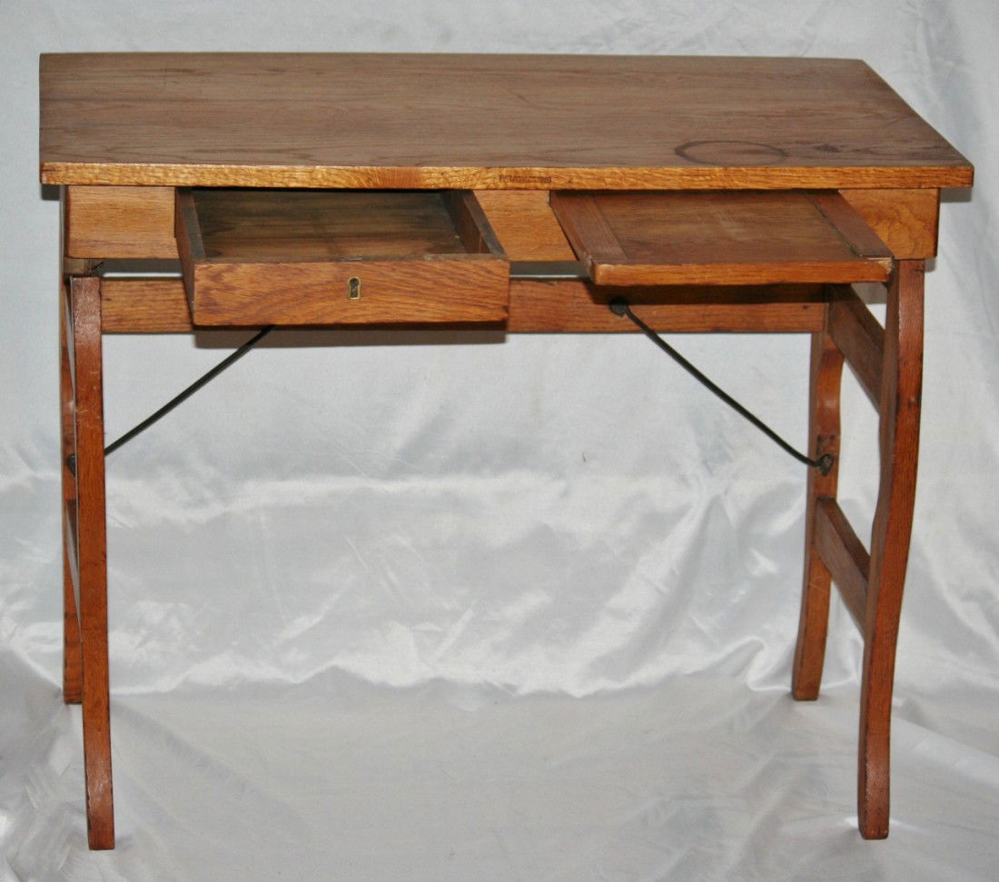 141: Antique Travel Desk