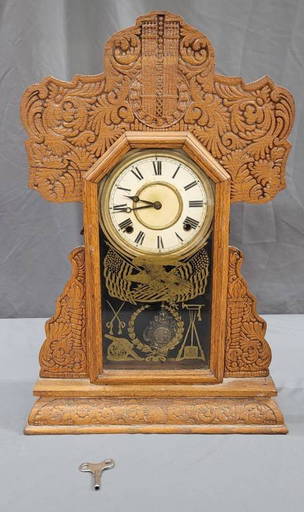Fine 1870s Clock with Civil War Union Images on Front - Nov 12, 2022 ...