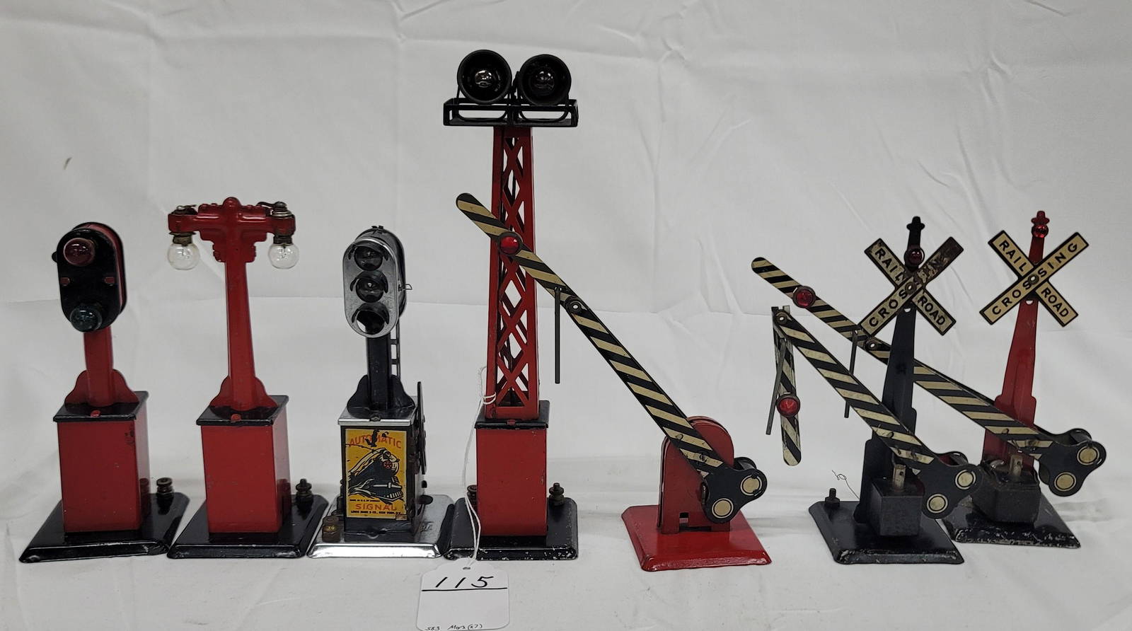 Marx Pre War Siginal & Lights Lot Auction