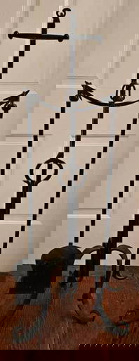 Significant Bea Hensley Blacksmith Naval Hearth Set Of Spruce Pine ...