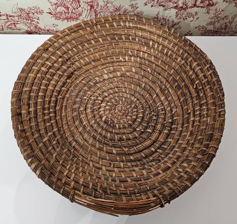 Caesar Johnson Sea Grass Basket South Carolina Circa 1920s Auction