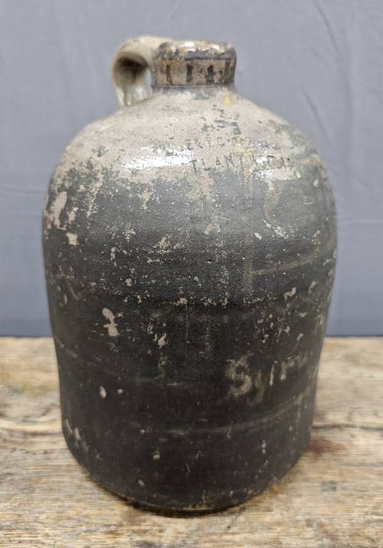 Rare Bailey & Carroll Stamped Atlanta Liquor Jug Half Gallon Auction