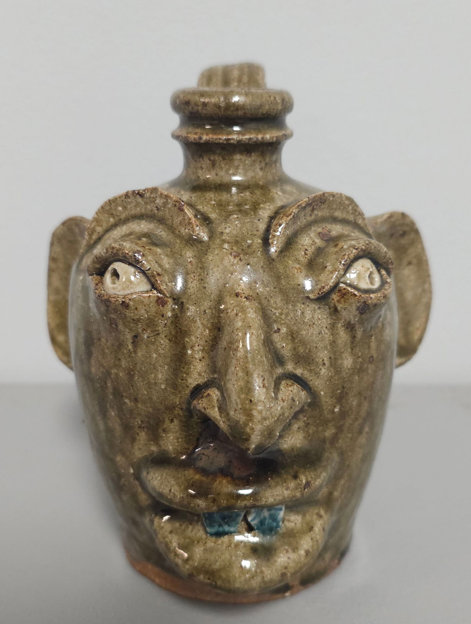 Michel Bayne Edgefield Style Face Jug Auction