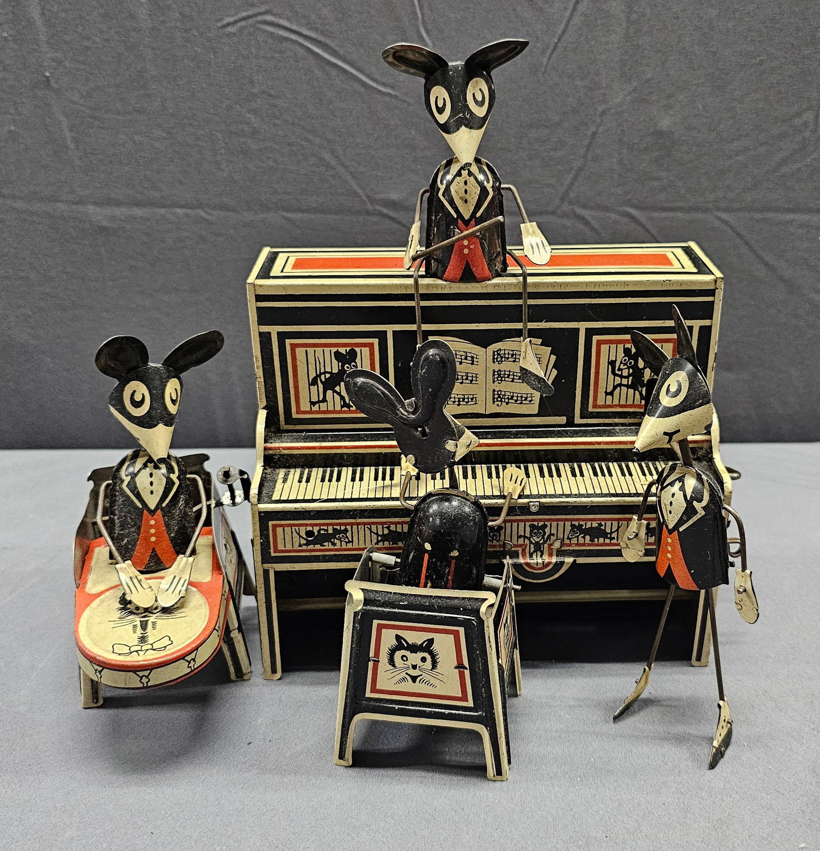 1932 Marx Merrymakers Band Wind Up Toy Auction