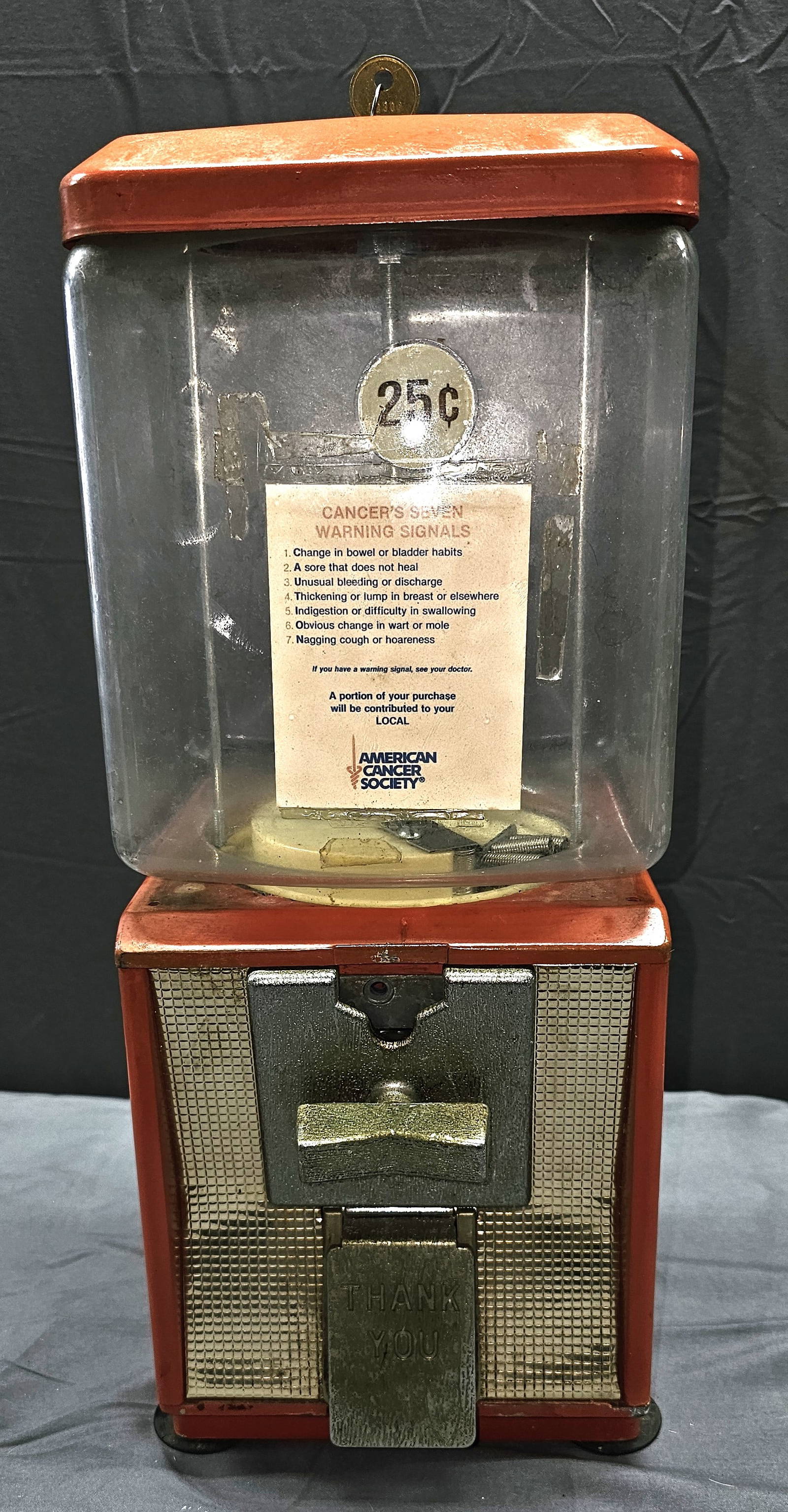 .25 Cent Gumball Machine Auction