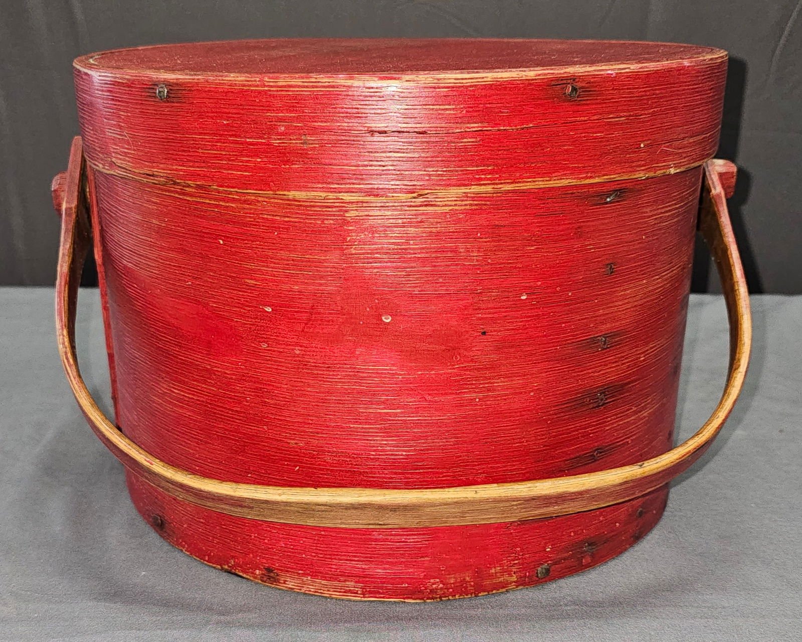 Fine Antique Red Paint Shaker Pantry Box Auction