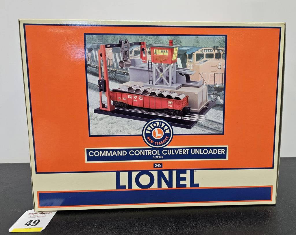 Lionel Command Control Culvert Unloader (nib) Auction