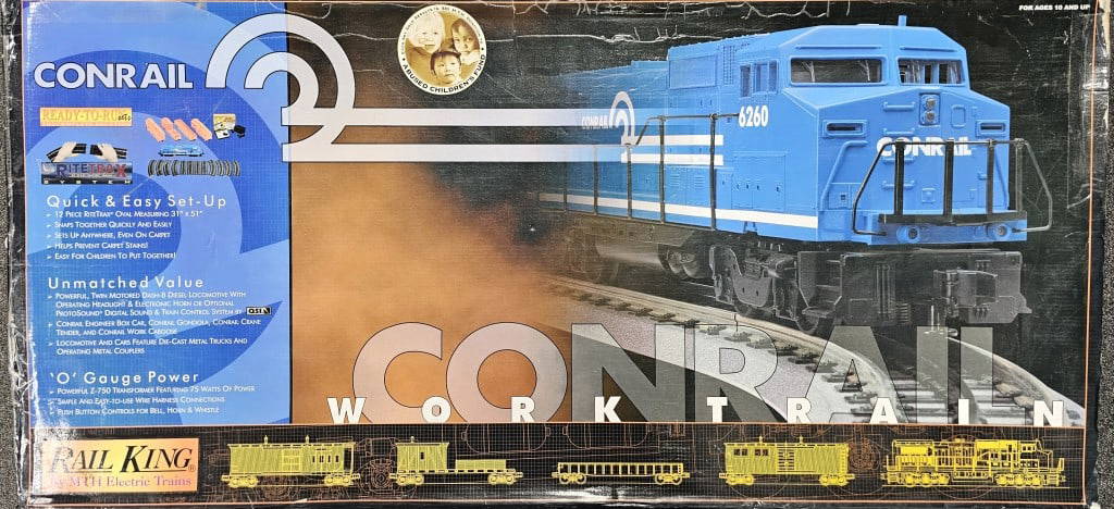 Mth-rail King Conrail Rite Trax System Rtr Set Auction
