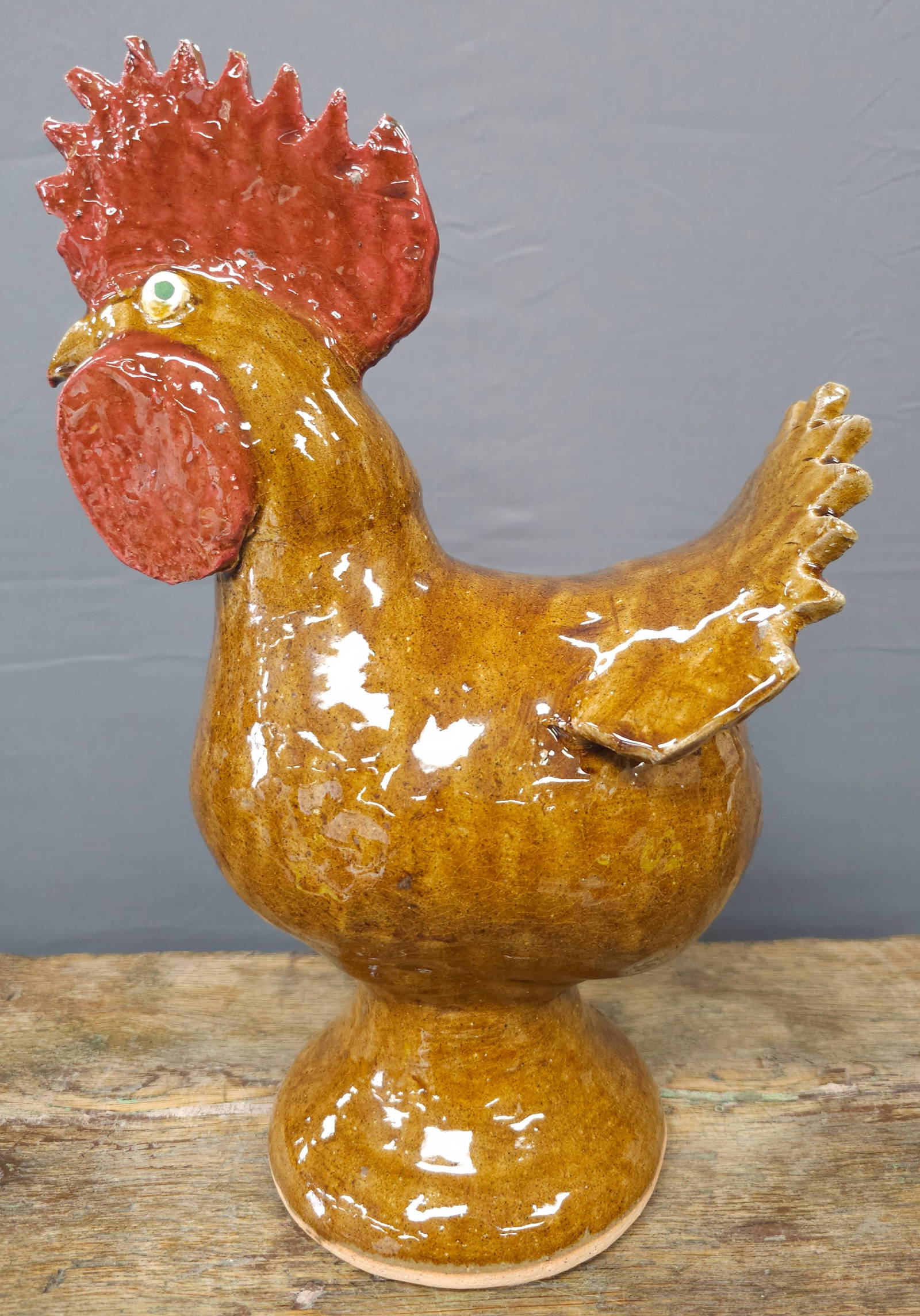 Reggie Meaders Southern Folk Pottery Rooster Auction