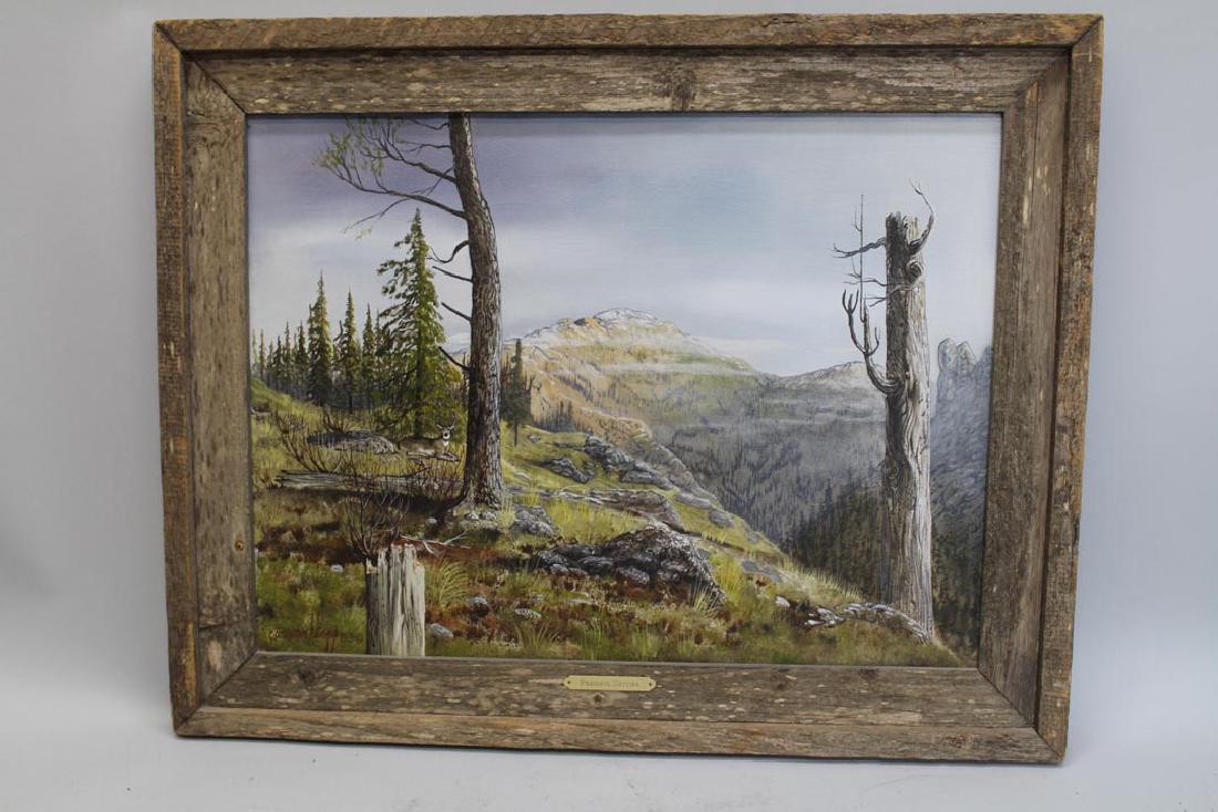 Cameron Blagg Painting "peaceful Setting"